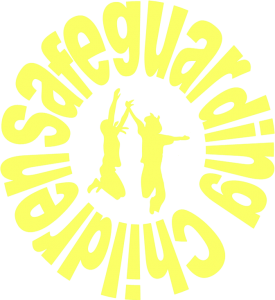 Safe Guarding Logo in white (2) - Stretch-n-Grow